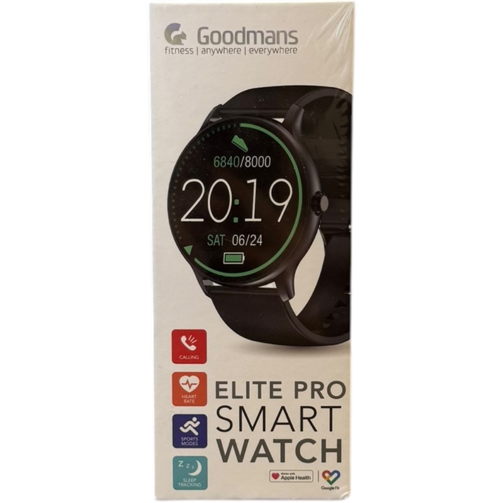New New: Goodmans Elite Pro Smart Watch (Damaged Seal) - Own4Less